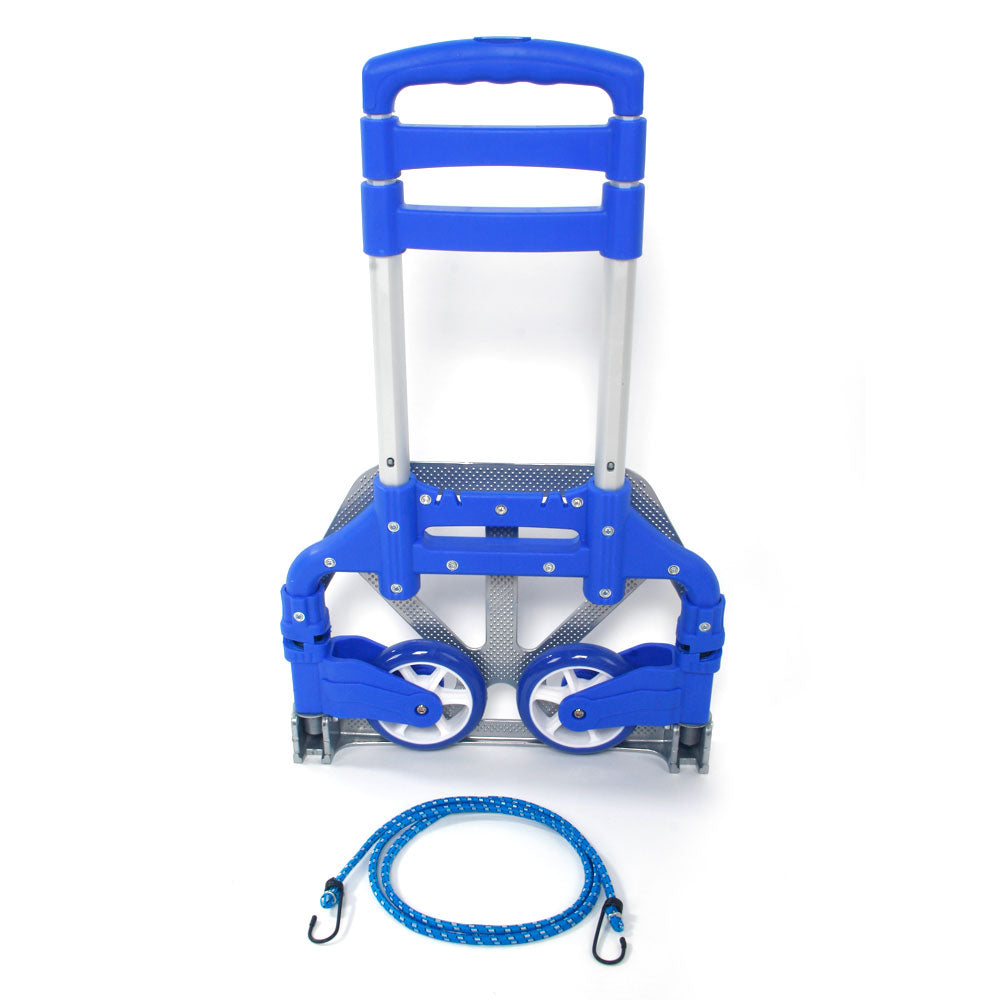 Portable Folding Collapsible Aluminum Cart Dolly Push Truck Trolley Bl ...