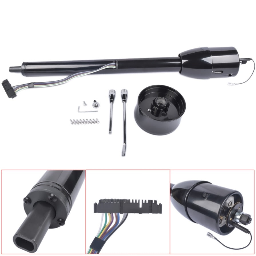 30" GM Steering Column Tilt Manual Floor Shift No Key w/ ADAPTER Hot R ...
