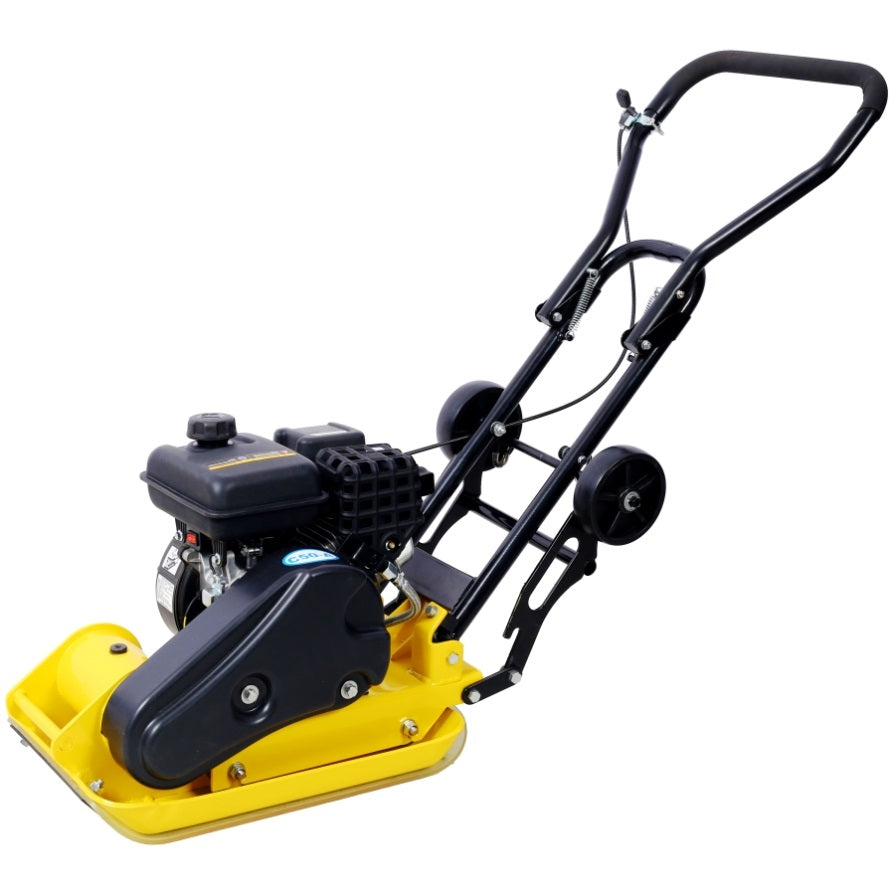 2.5HP Plate Compactor Gas 79.7cc 8200N Force Construction Concrete Tam ...