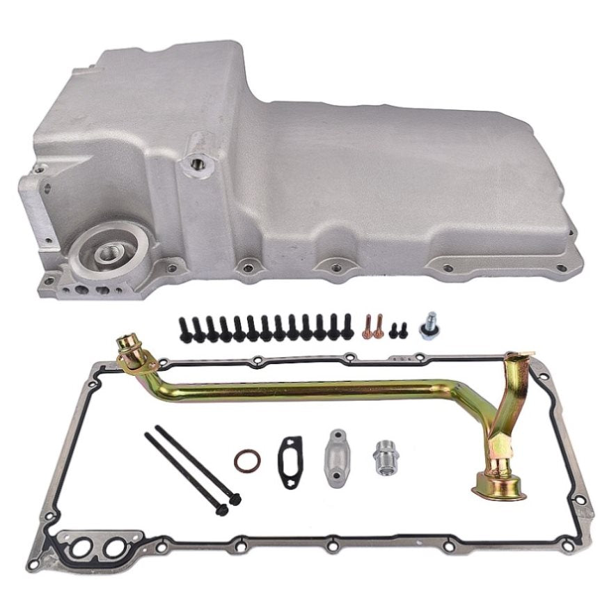 Conversion Swap Oil Pan Low Profile Retrofit Kit Satin Fits for LS1 LS ...