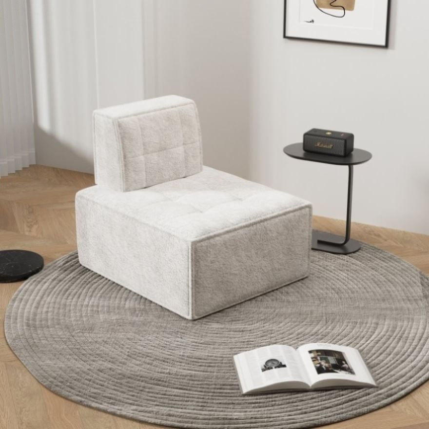 Bean Bag,Accent,Modular Sherpa Sofa,Floor Sofa for Adults,Fireside,Rea ...