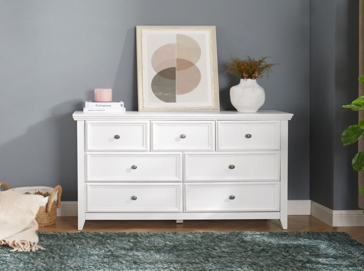 Modern 7 Drawers Dresser 7 Drawers Cabinet,Chest of Drawers Closet Org ...