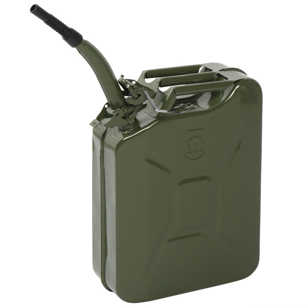 20L Portable American Fuel Oil Petrol Diesel Storage Can Army Green 97 ...
