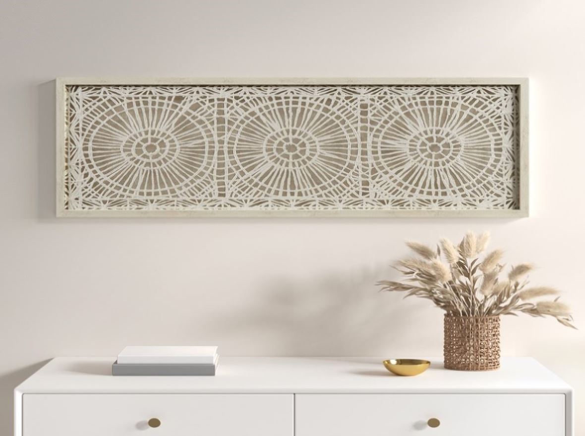Framed Medallion Rice Paper Shadow Box Wall Decor B035129216 – ZUN ...