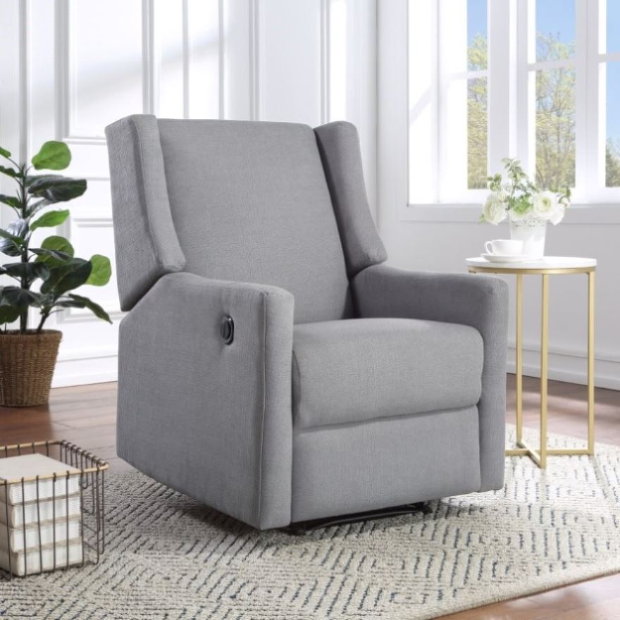Pronto Power Recliner Oyster Gray Fabric B02257239 – ZUN Savings United ...