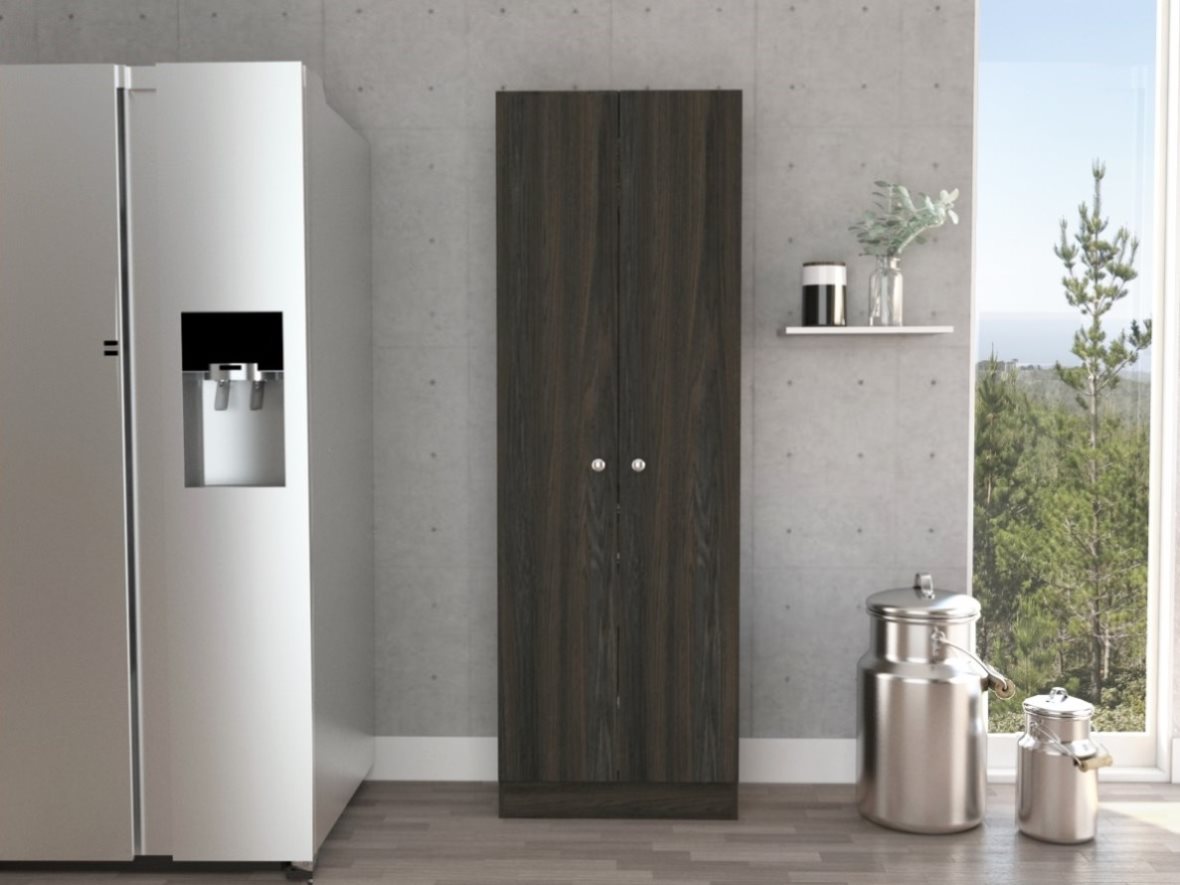 Multistorage Cabinet, Double Door, Five Shelves -Espresso / Black B200 ...