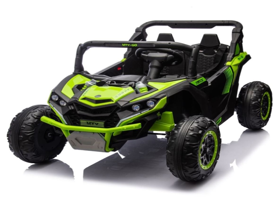 24V Two-Seater Kids Ride On UTV W/Parents Remote Control,Four-Wheel Su ...